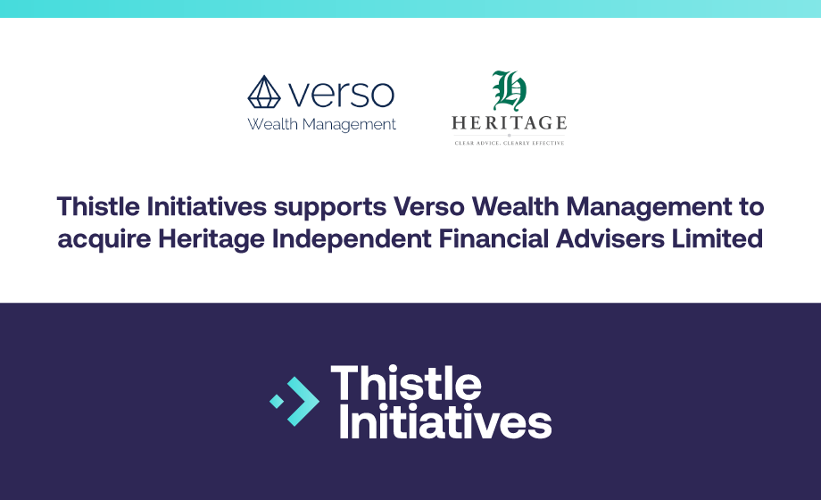 Supporting Verso Wealth Management To Acquire Heritage